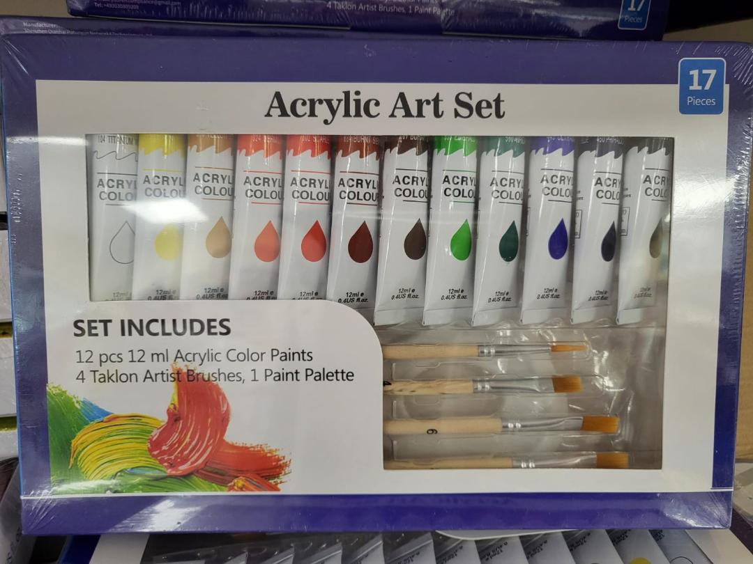 Acrylic Art Set - 17 pieces – OneTimeOutlet